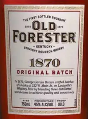 Old Forester 1870 Original Batch Review: (Everything to know!)